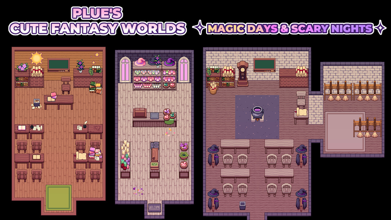 Save 10% on RPG Maker MV - Plue's Cute Fantasy Worlds - Magic Days ...