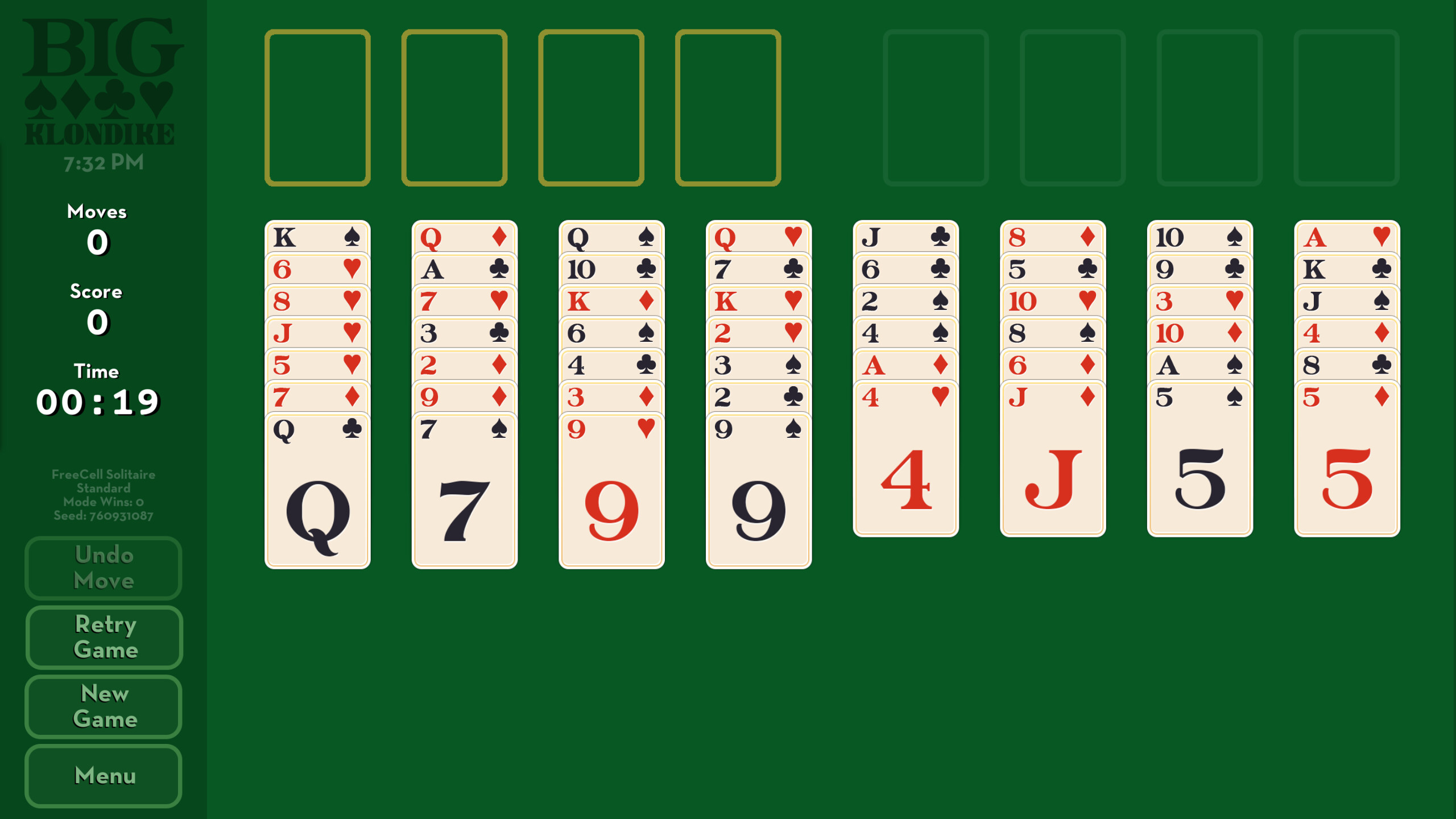 Big Klondike - FreeCell Solitaire Screenshots · SteamDB