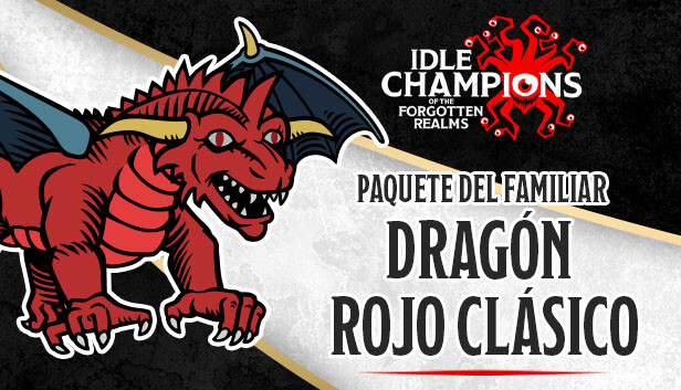 Paquete del familiar Dragón rojo clásico en Steam