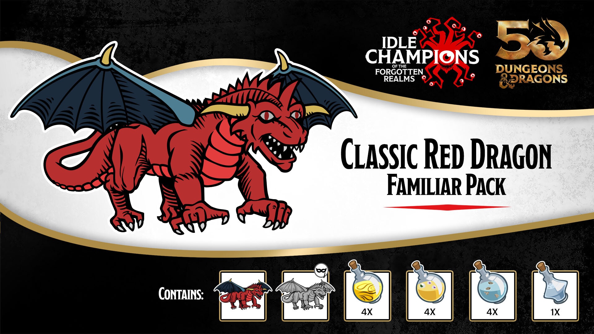 Idle Champions - Classic Red Dragon Familiar Pack on Steam