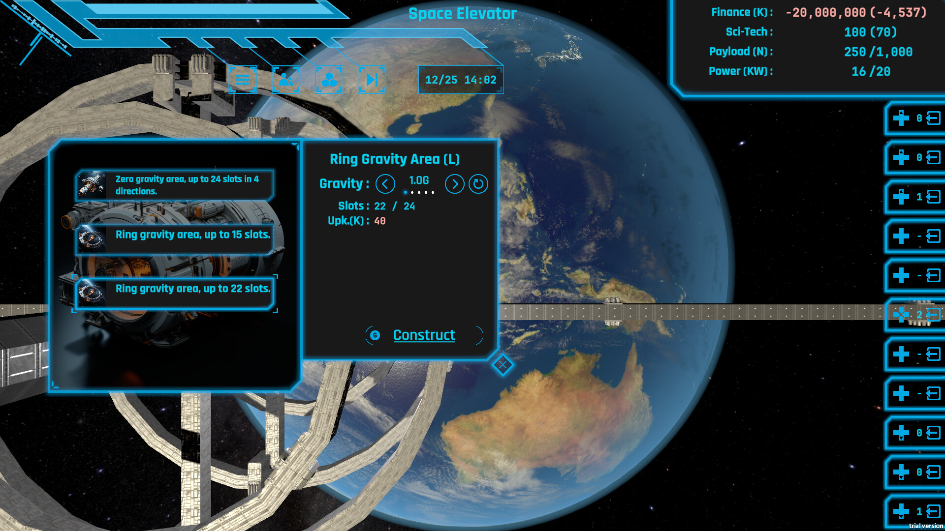Space Elevator Project Screenshots · SteamDB