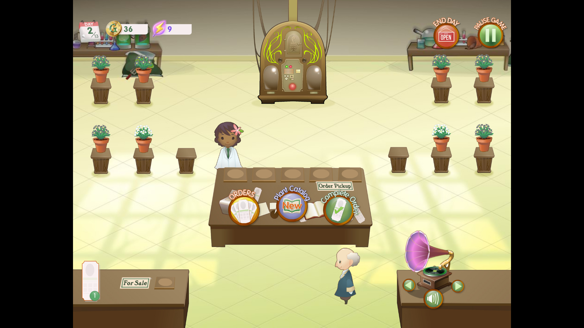 Plant Shop Game