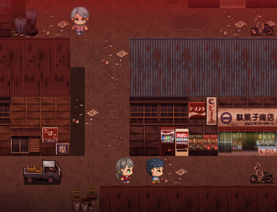 RPG Maker MZ - SERIALGAMES Living Good City Tileset - 80's Scene SET on ...