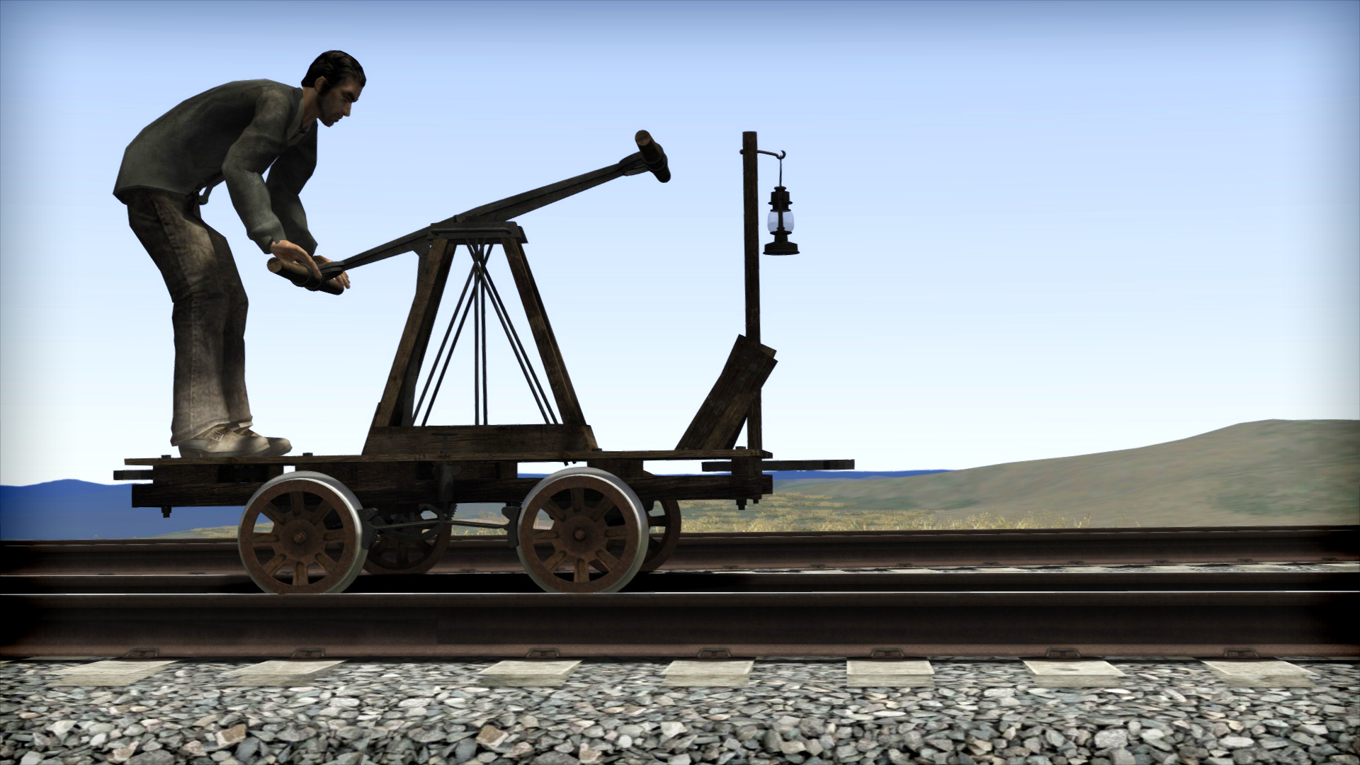 Hand Pump Train Car