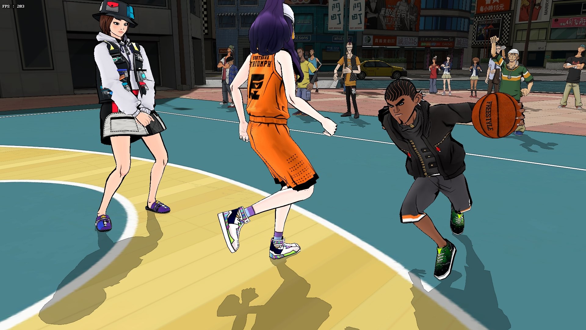 Anime Street Basketball Player