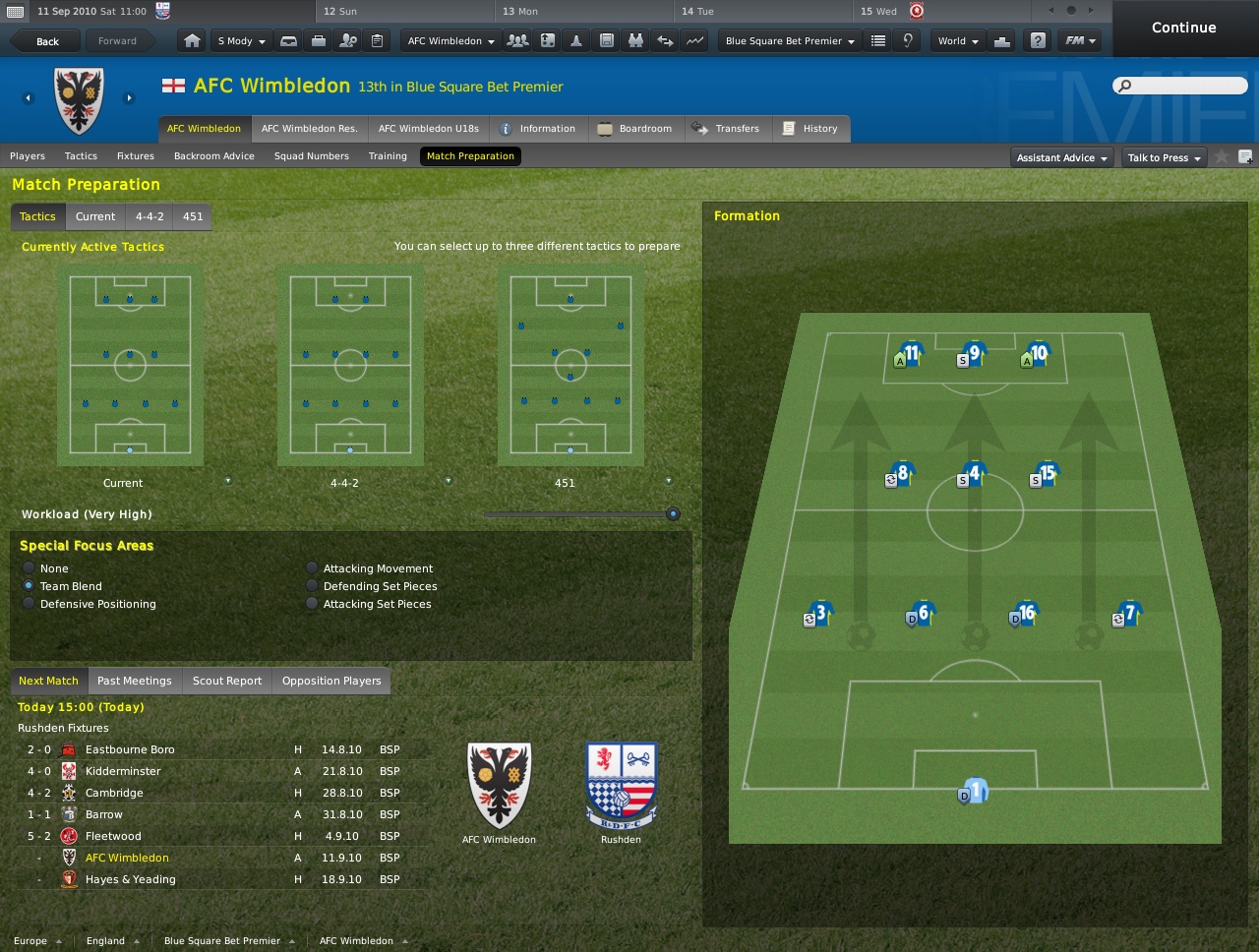 Football Manager 2011 Screenshots · SteamDB