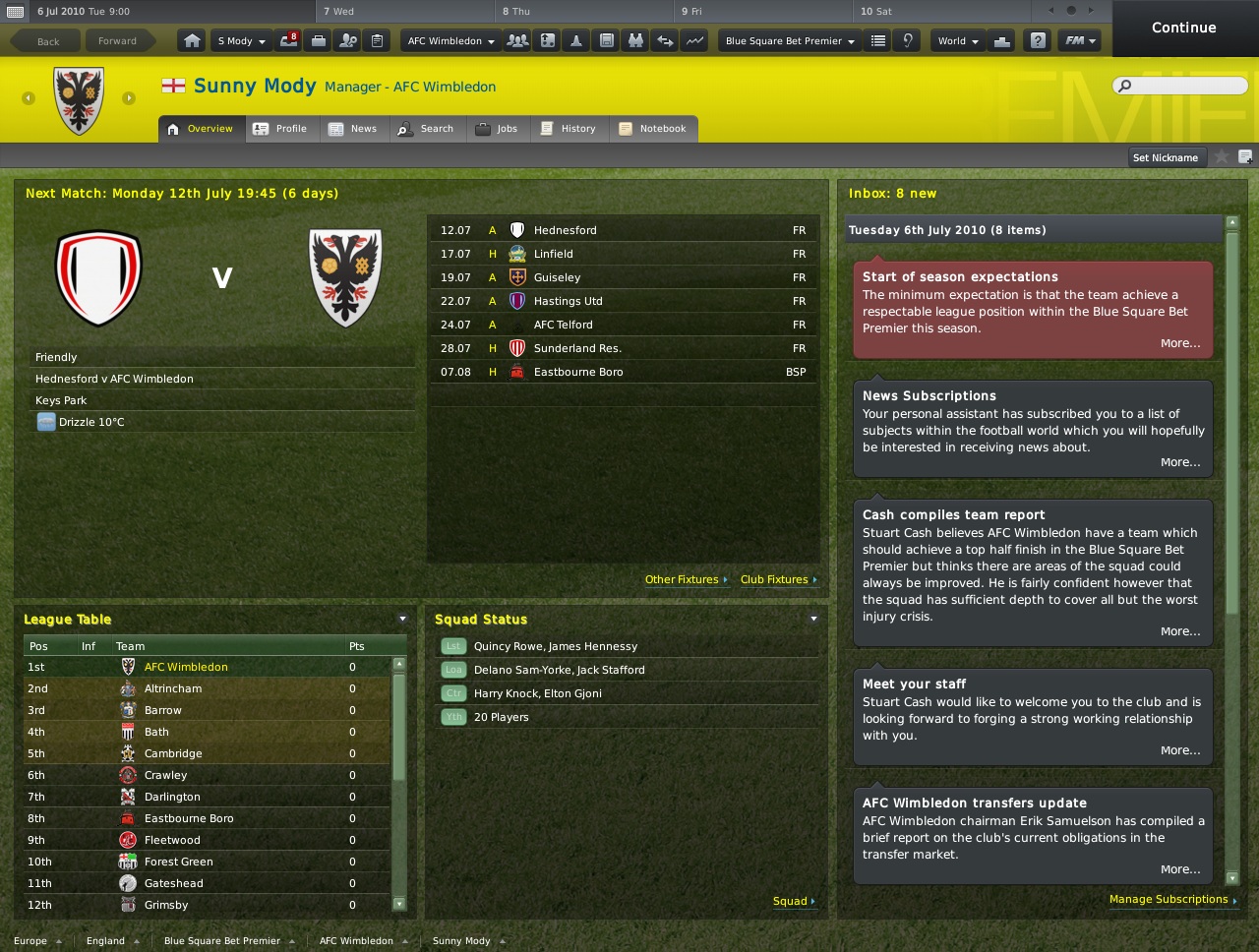 Football Manager 2011 Screenshots · SteamDB
