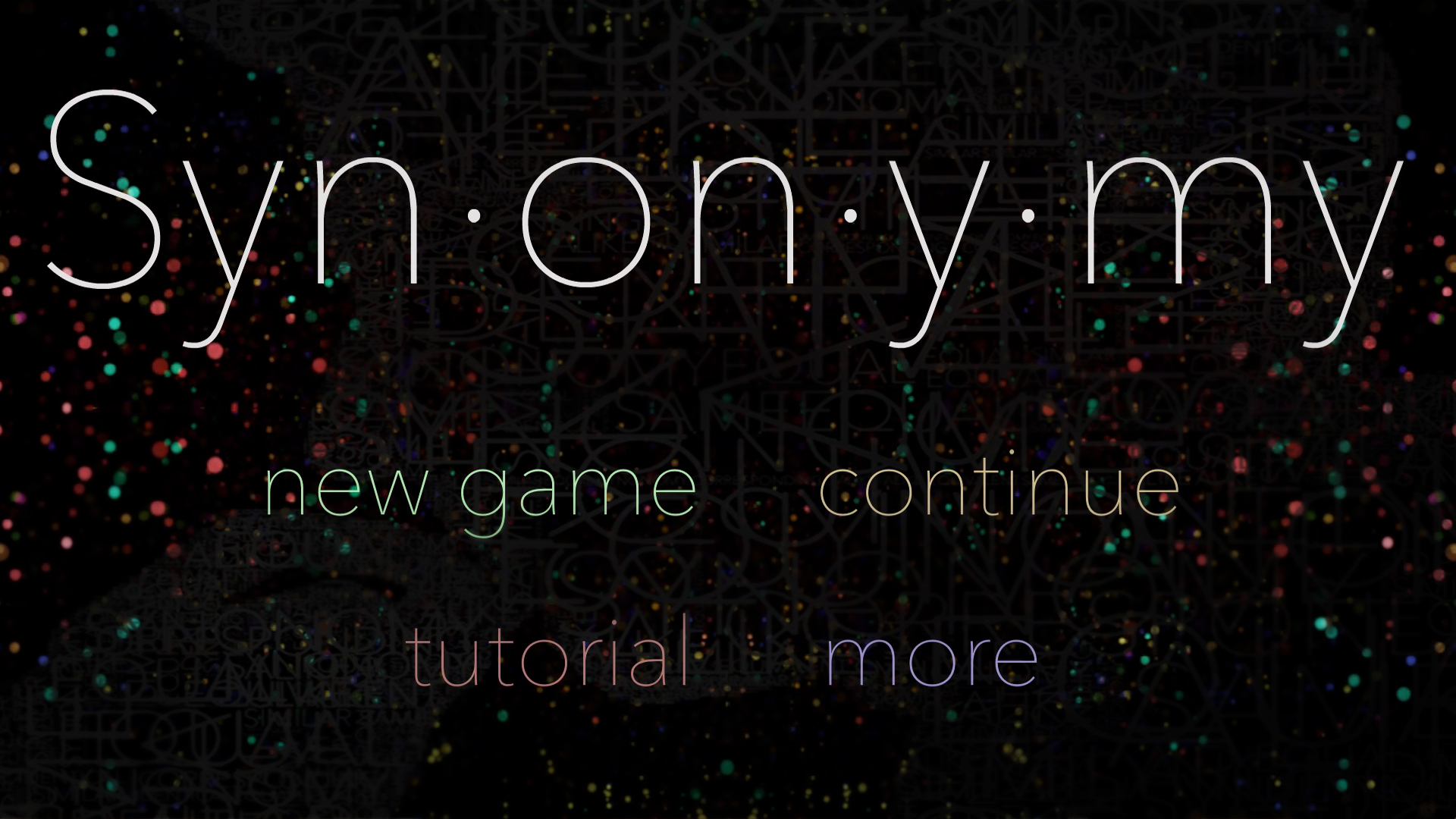 Synonymy on Steam