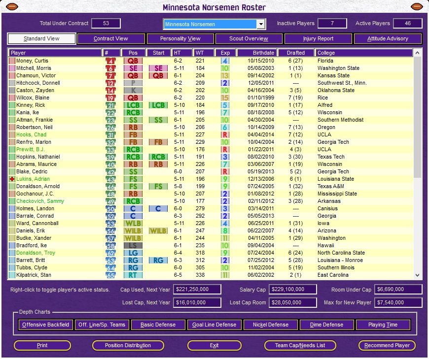 Front Office Football Seven on Steam