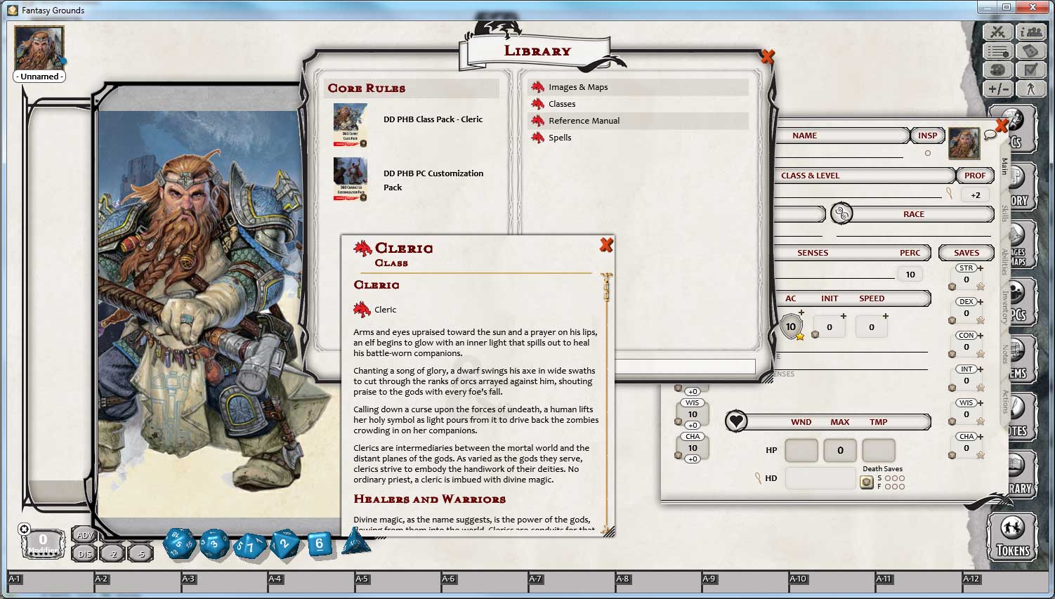 Fantasy Grounds - D&D Cleric Class Pack on Steam