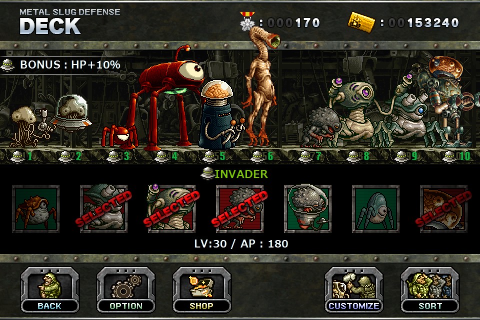 METAL SLUG DEFENSE - “Alien Army Pack” Vol.1 on Steam