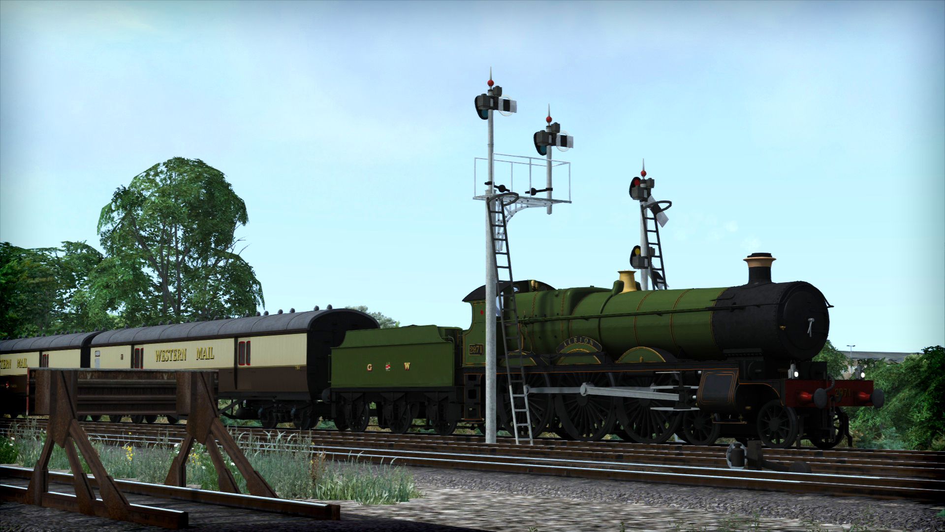 Train Simulator: GWR Saint Class & Travelling Post Office Loco Add-On ...