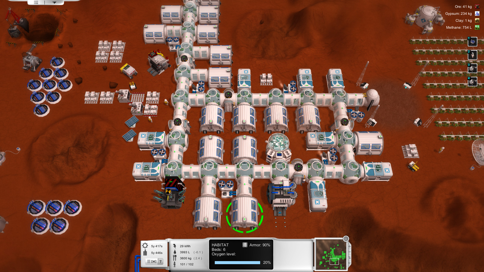 Mars Base Strategy