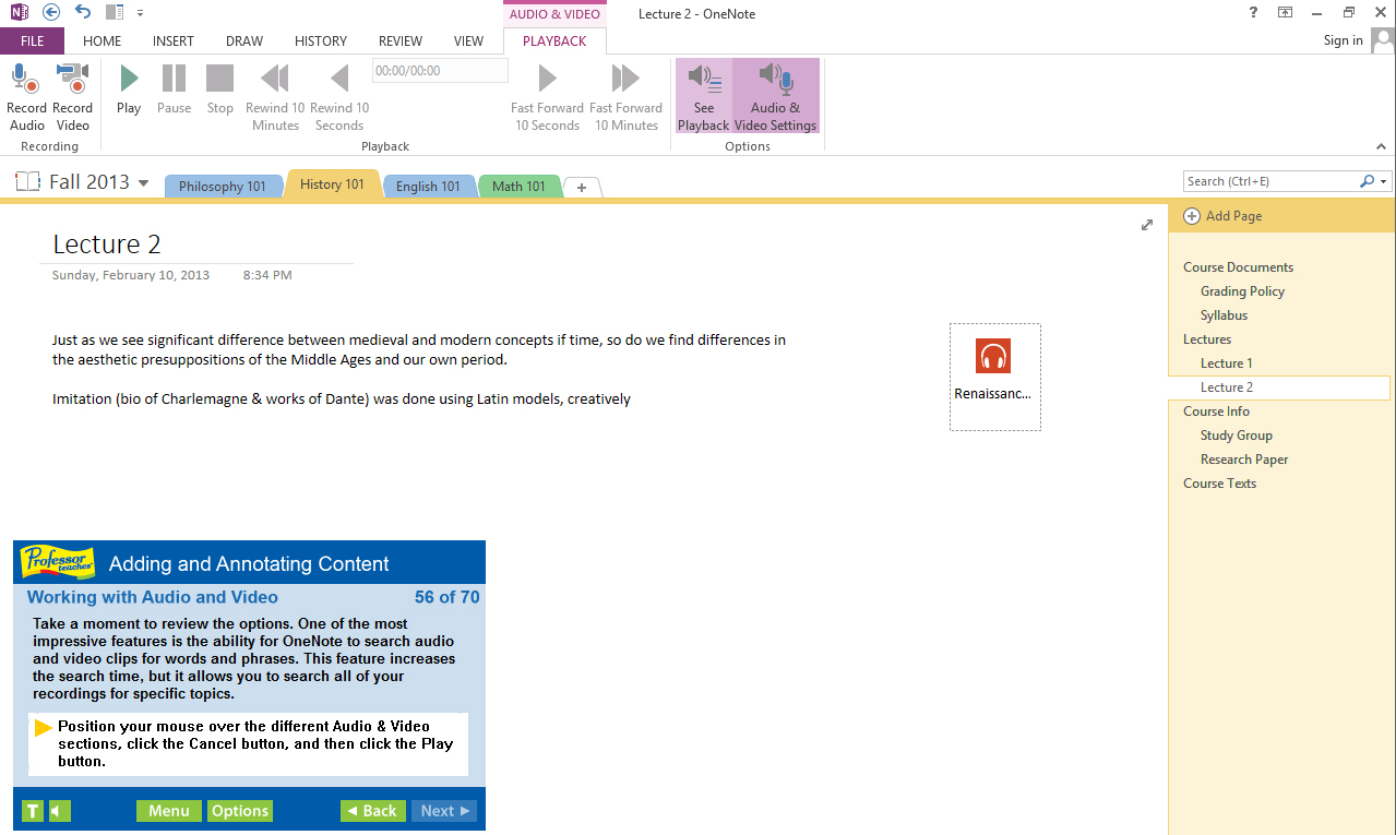 Save 35% on Professor Teaches® OneNote 2013 & 365 on Steam