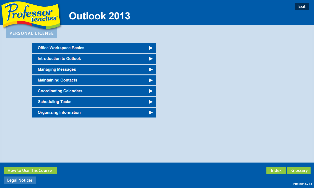 Professor Teaches® Outlook 2013 & 365 on Steam