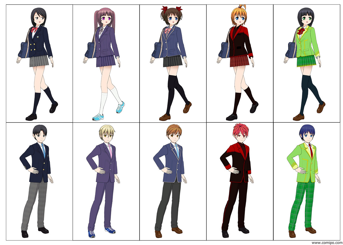 ComiPo!: Blazer & Gakuran on Steam