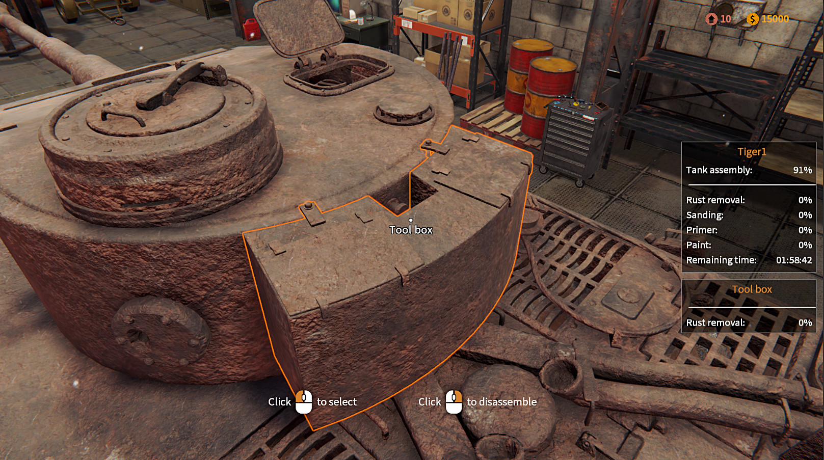 Steam：Tank Mechanic Simulator