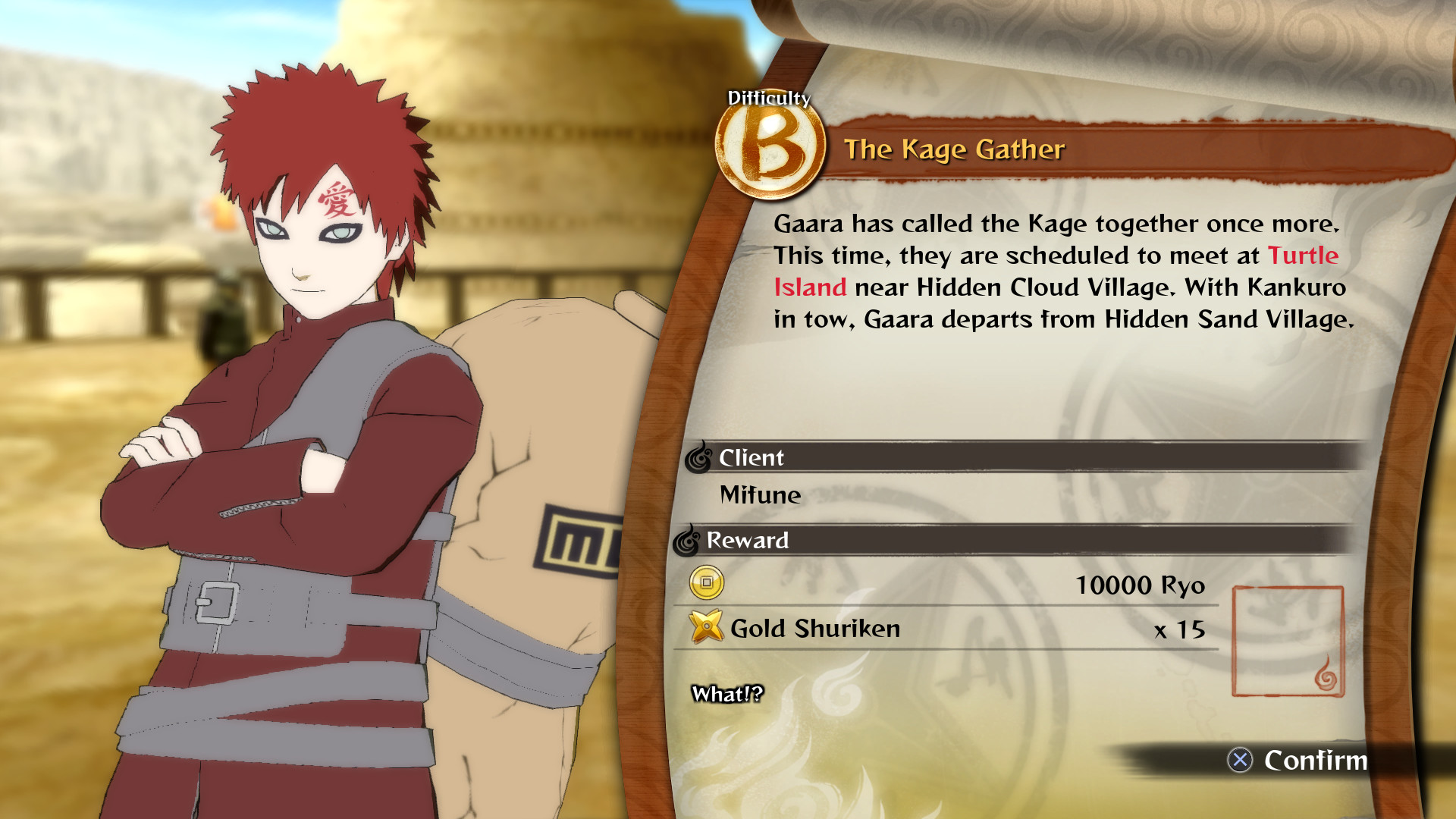 NARUTO SHIPPUDEN: Ultimate Ninja STORM 4 - Gaara's Tale Extra Scenario ...