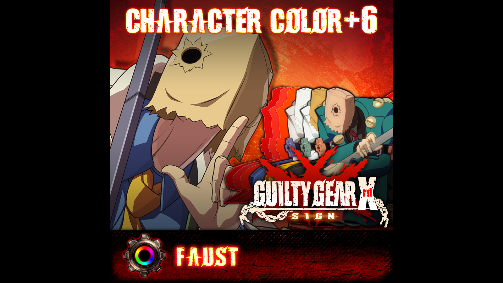 GGXrd Extra Color Palettes - FAUST on Steam
