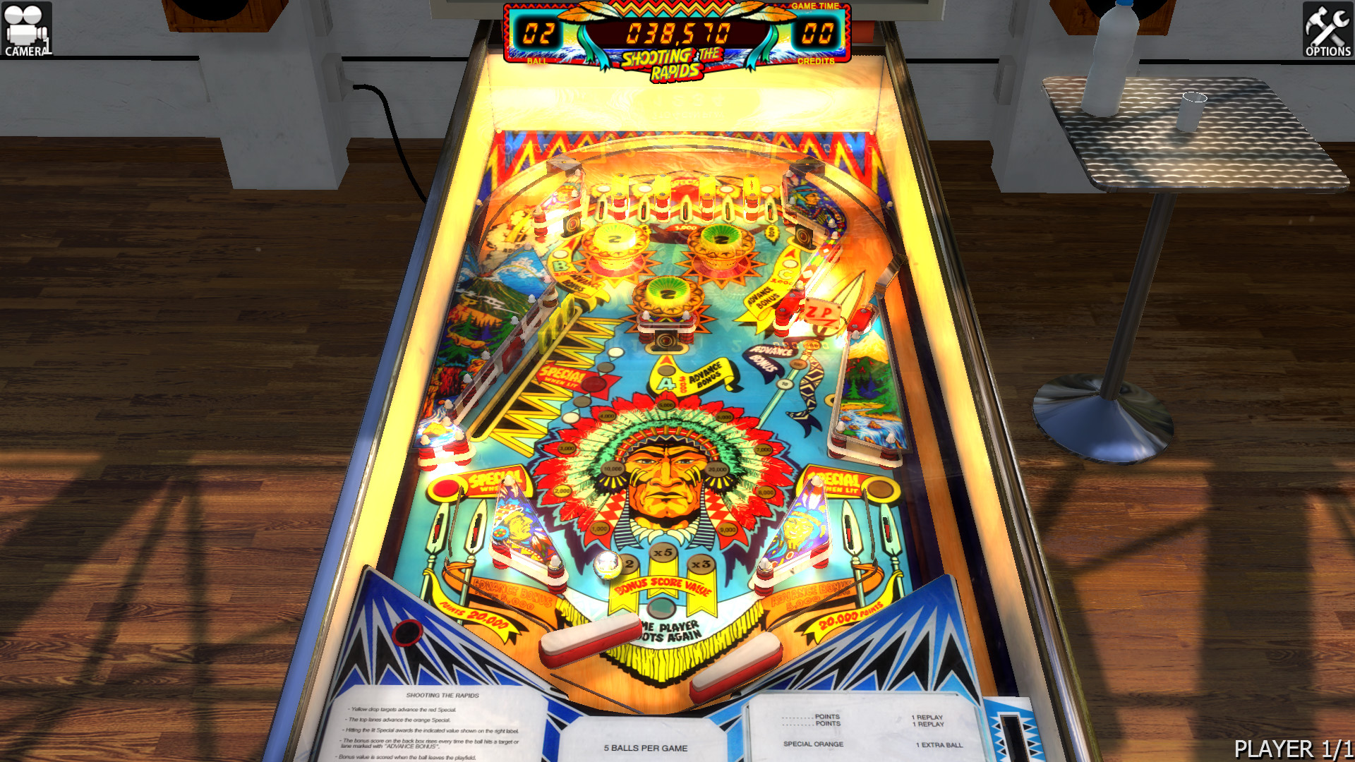 Zaccaria Pinball - Shooting The Rapids Table on Steam