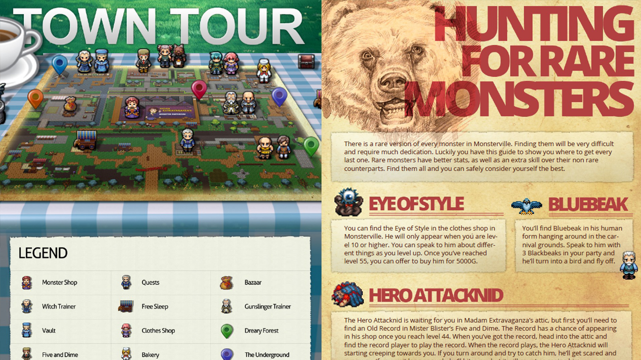 Monsterville Handbook on Steam