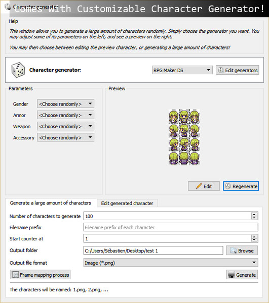 Game Character Hub PE: DS Generator Parts on Steam