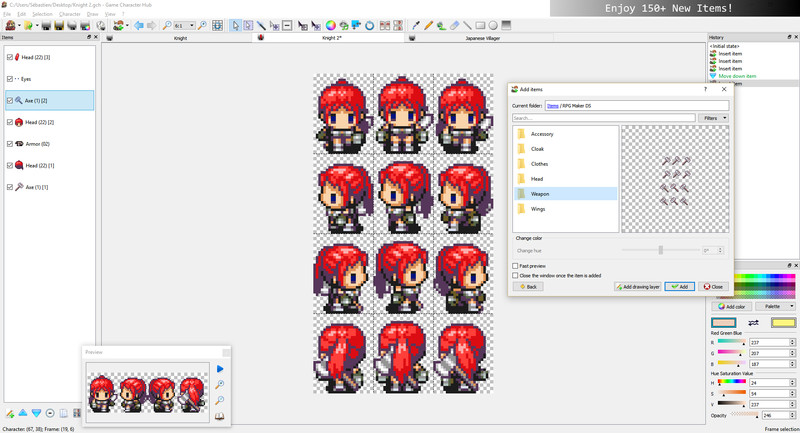 Game Character Hub PE: DS Generator Parts on Steam