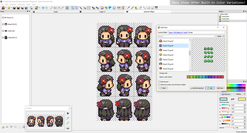 Game Character Hub PE: DS Generator Parts on Steam
