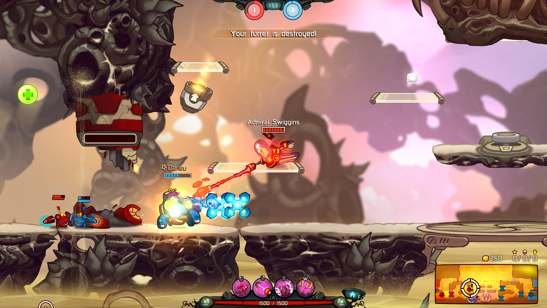 Admiral Swiggins - Awesomenauts Character on Steam