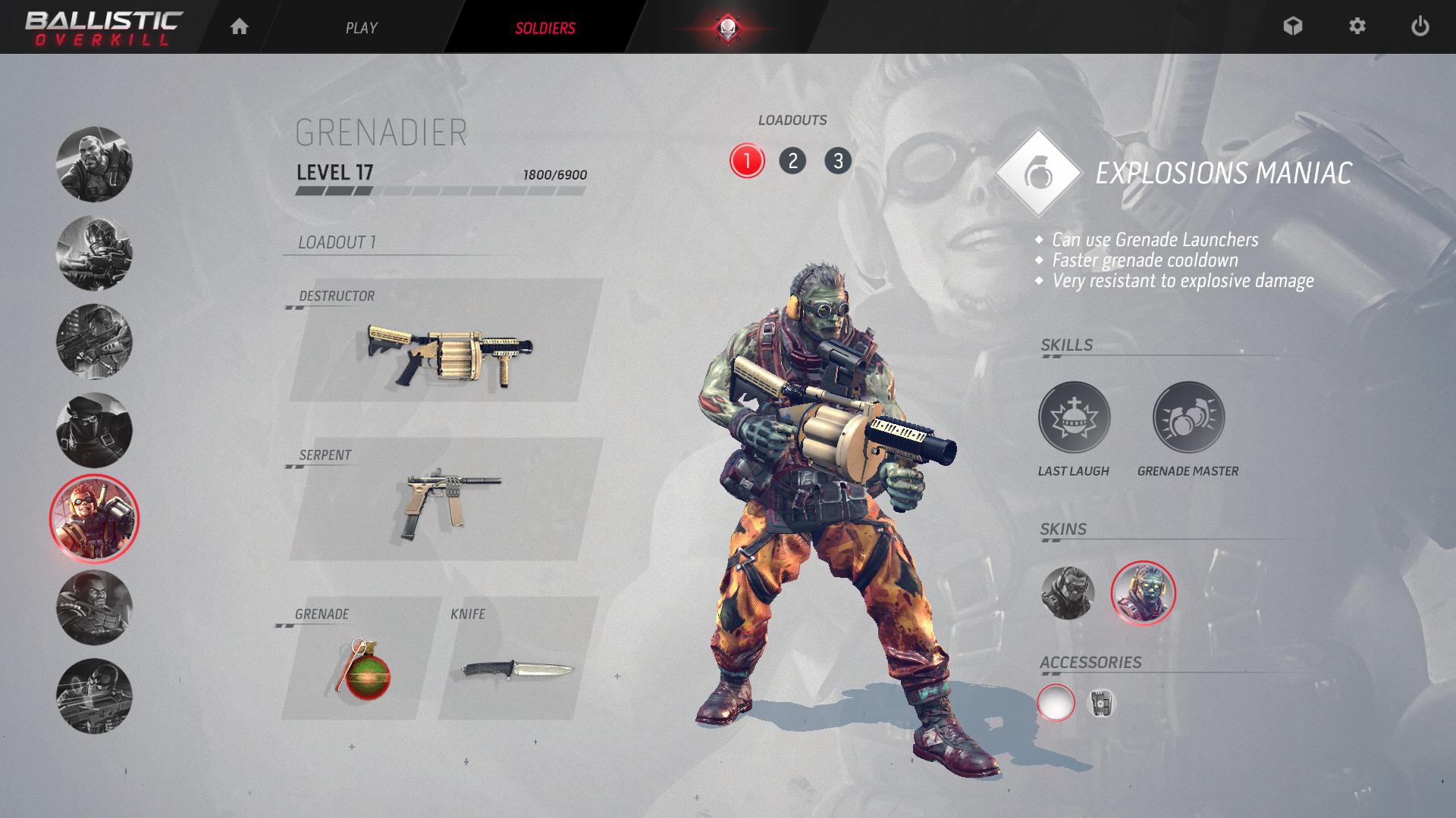 Ballistic Overkill - Grenadier: Zombie on Steam