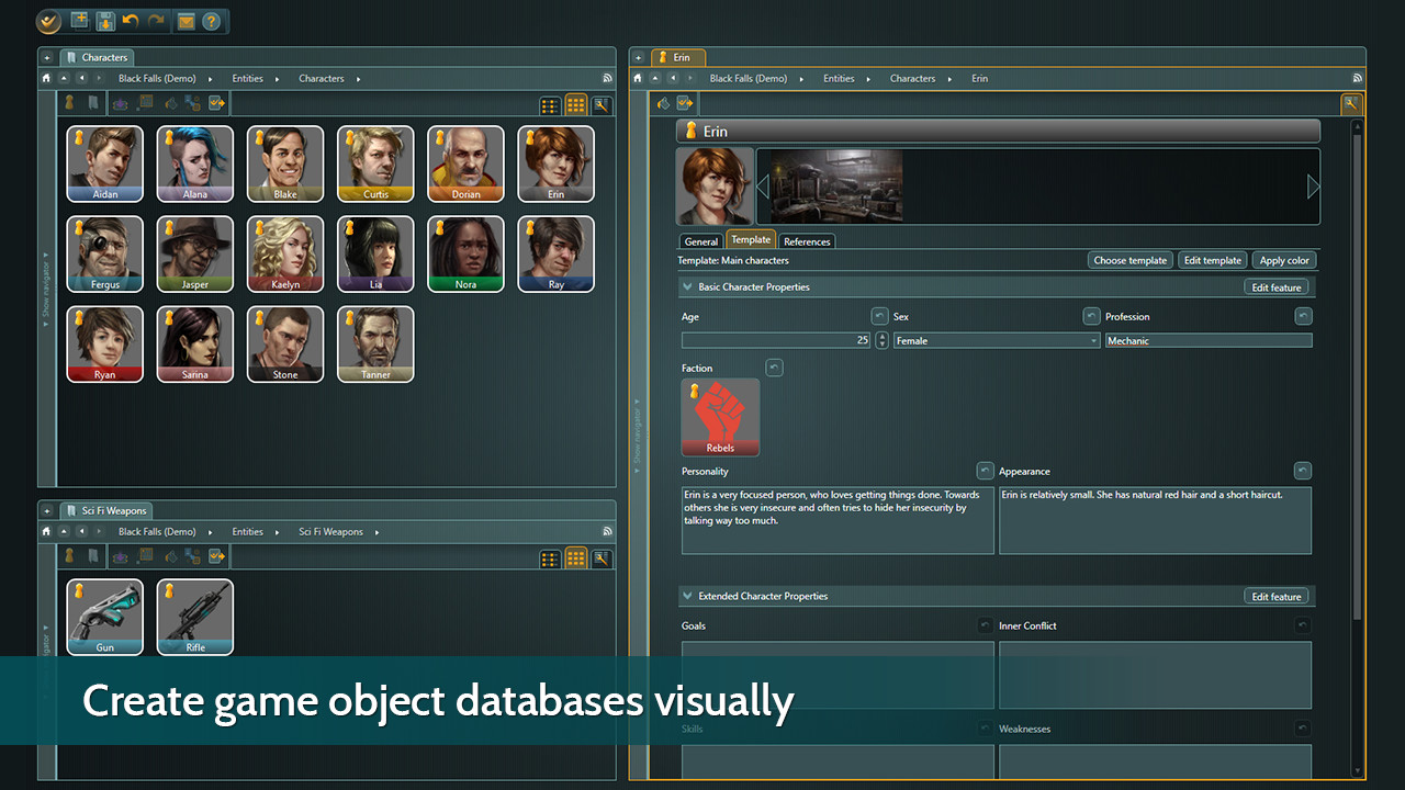 articy:draft 3 on Steam