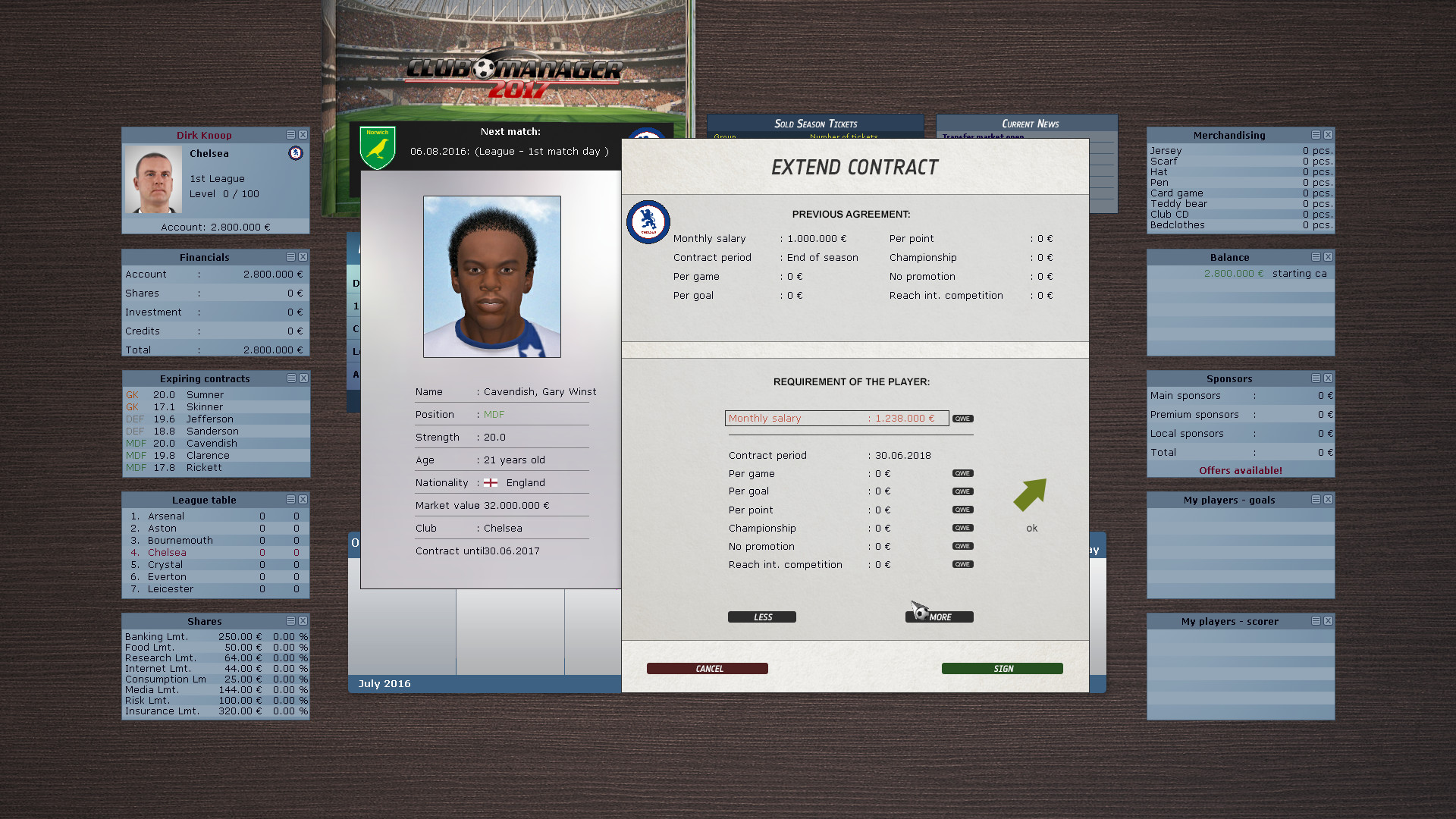 Club Manager 2016 - Upgrade to Club Manager 2017 on Steam