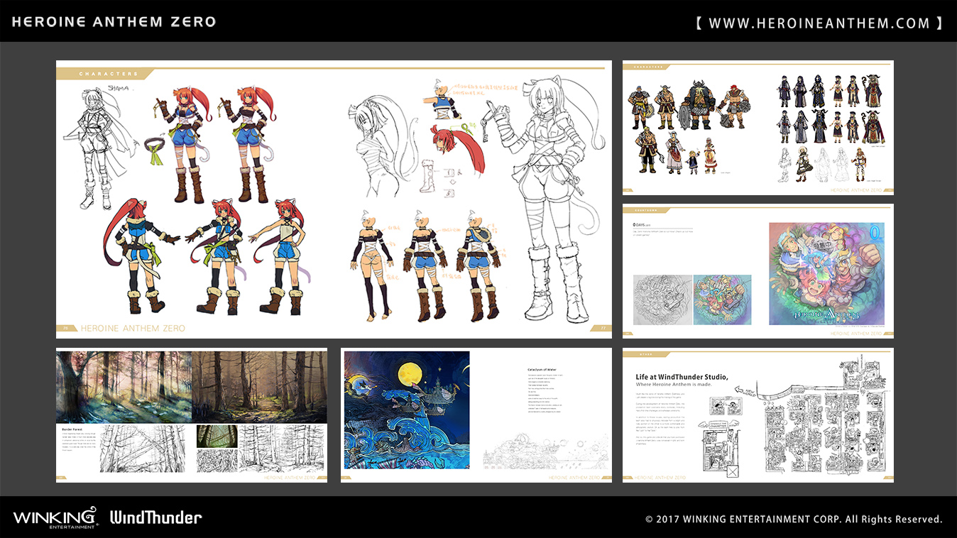 Heroine Anthem Zero - Art Book บน Steam