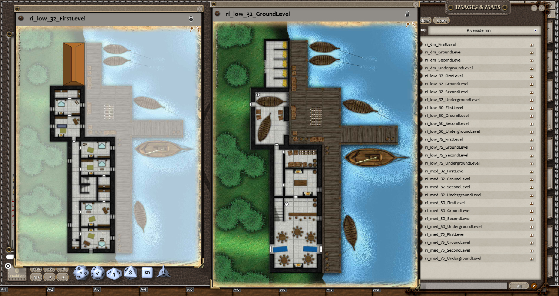 Fantasy Grounds - 0one's Colorprints #2: Riverside Inn (Map Pack) on Steam