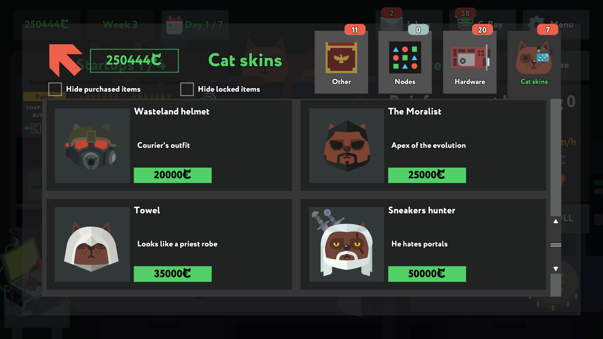 while True: learn() on Steam