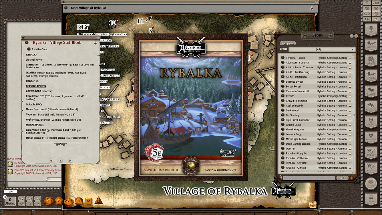 Fantasy Grounds - Rybalka (5E) on Steam