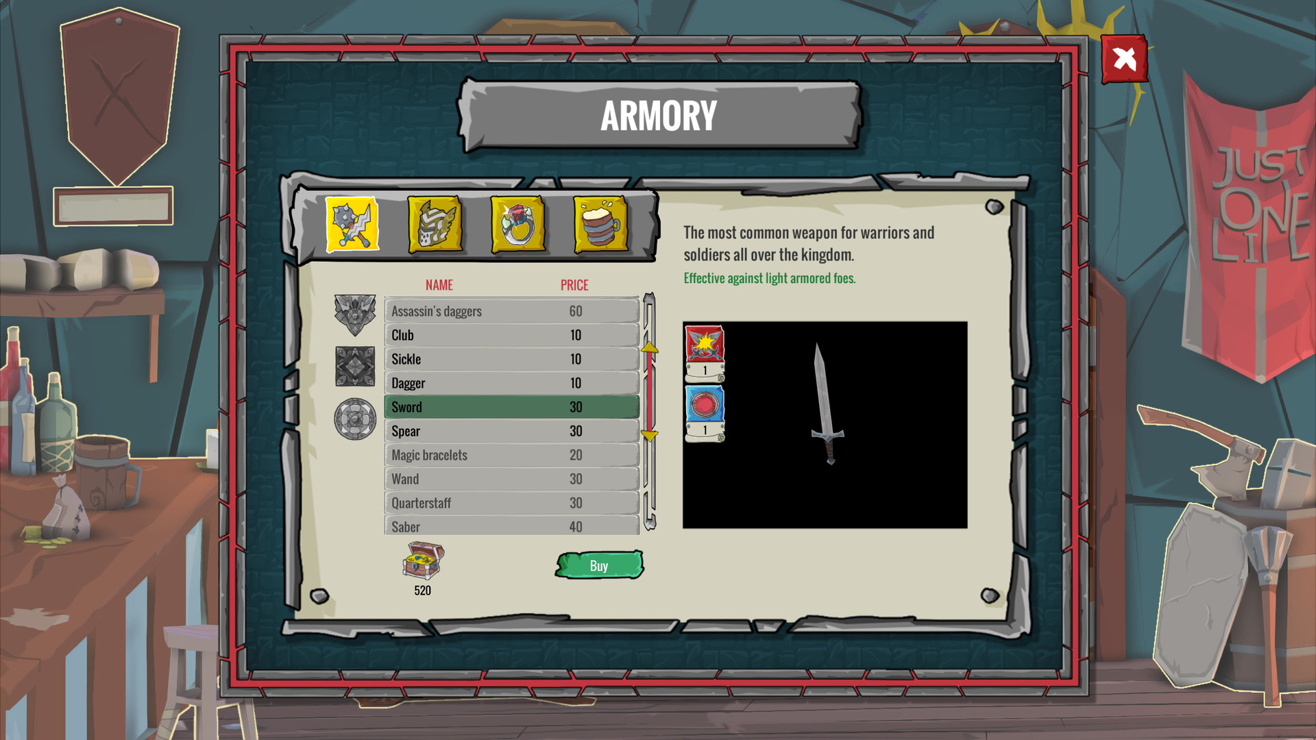 Just One Line on Steam