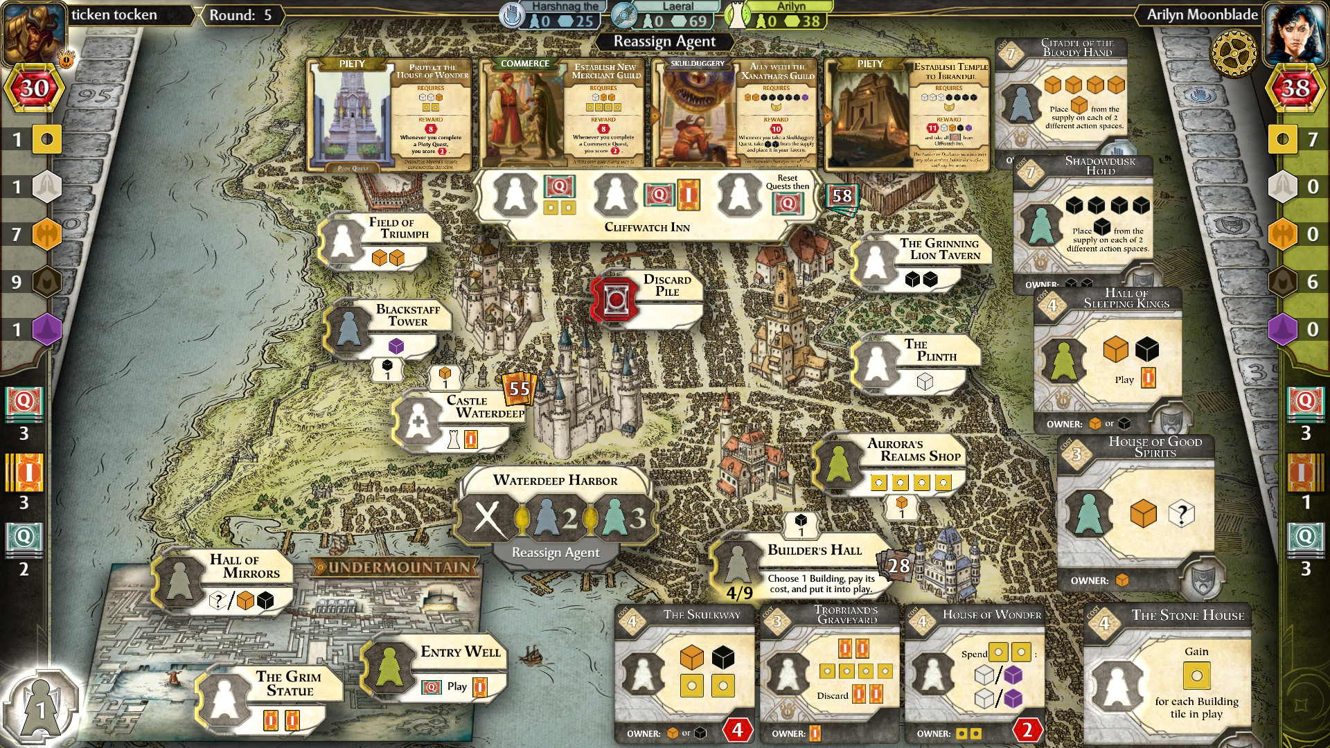 D&D Lords of Waterdeep: Undermountain expansion on Steam