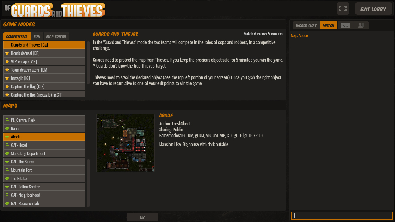 Of Guards and Thieves - Map Workshop on Steam