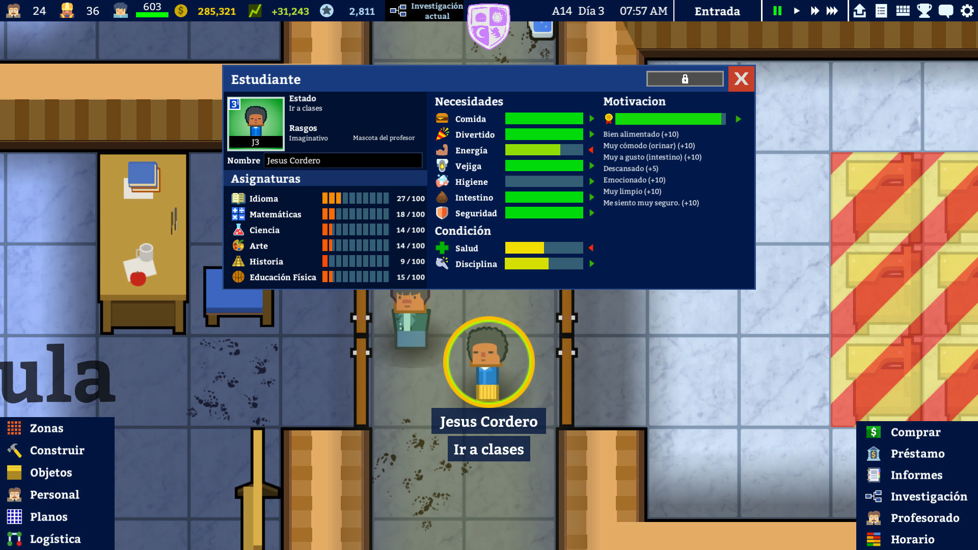 Academia : School Simulator en Steam