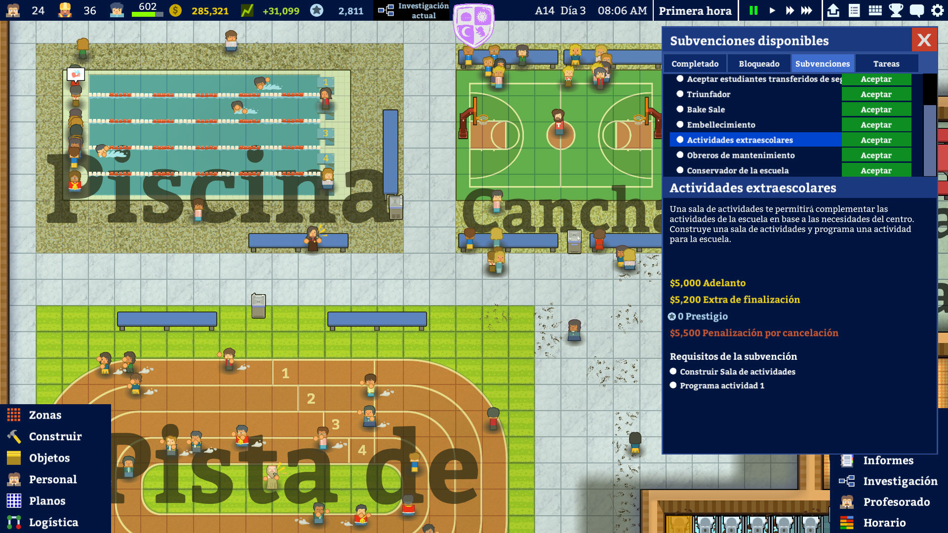 Ahorra un 40% en Academia : School Simulator en Steam