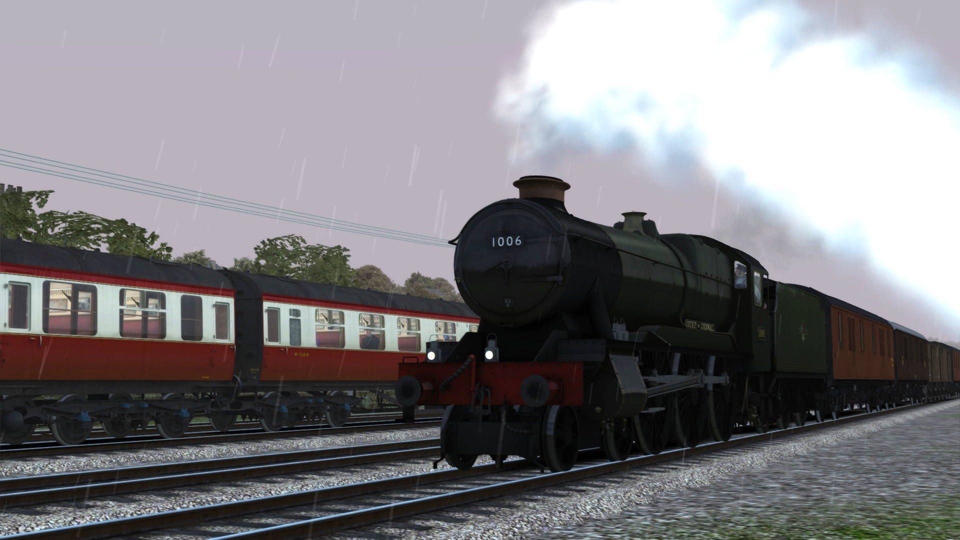 Train Simulator: GWR 1000 Class 'County Class' Steam Loco Add-On on Steam