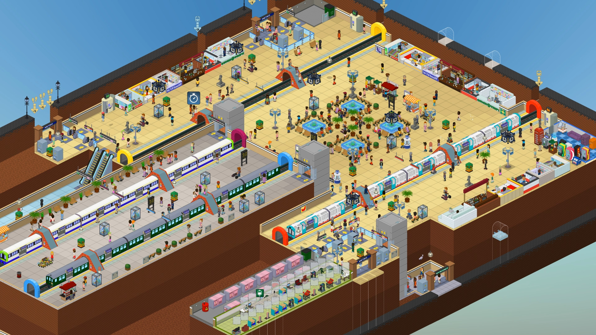 Overcrowd: A Commute 'Em Up on Steam