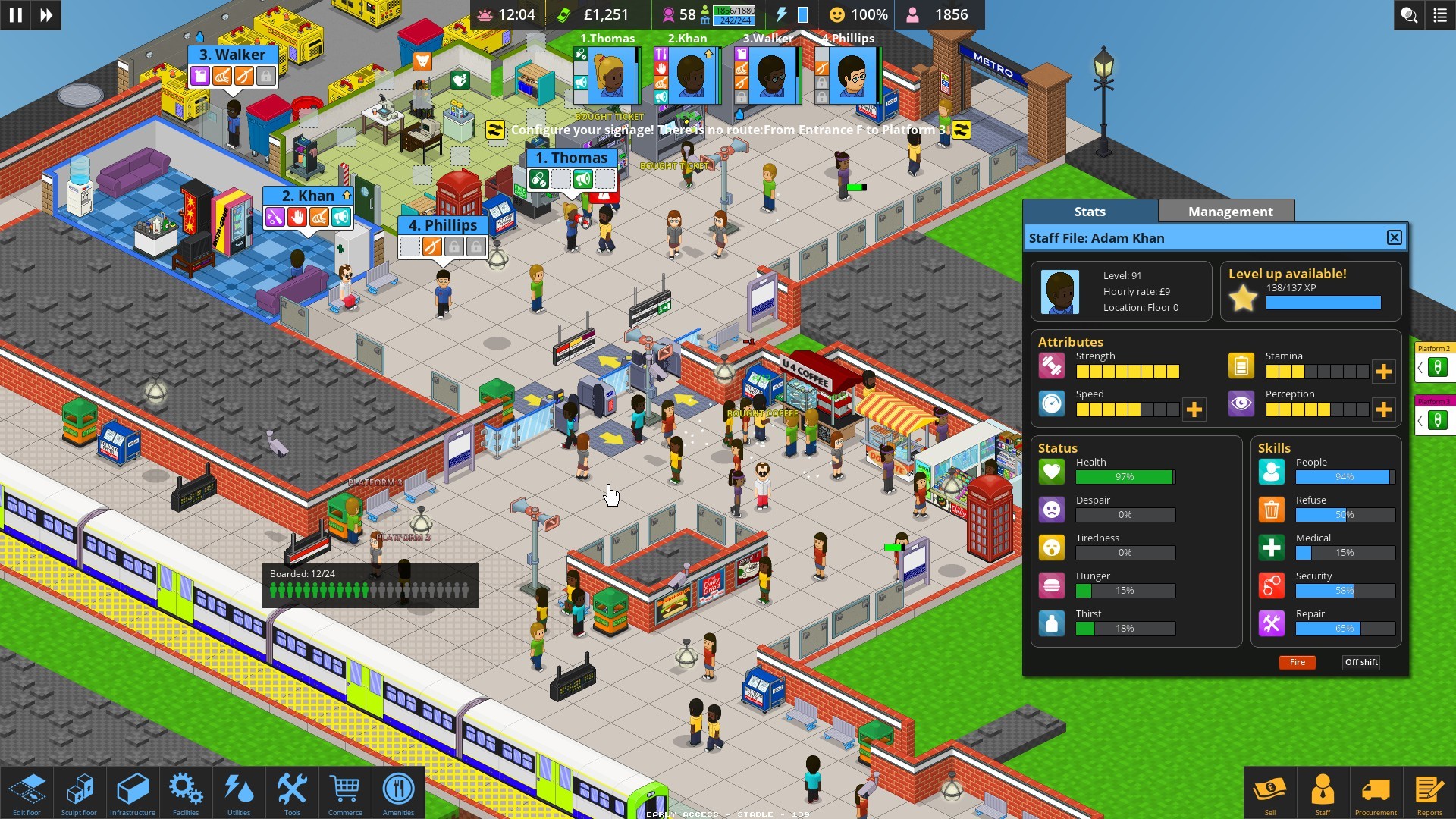 Overcrowd: A Commute 'Em Up on Steam
