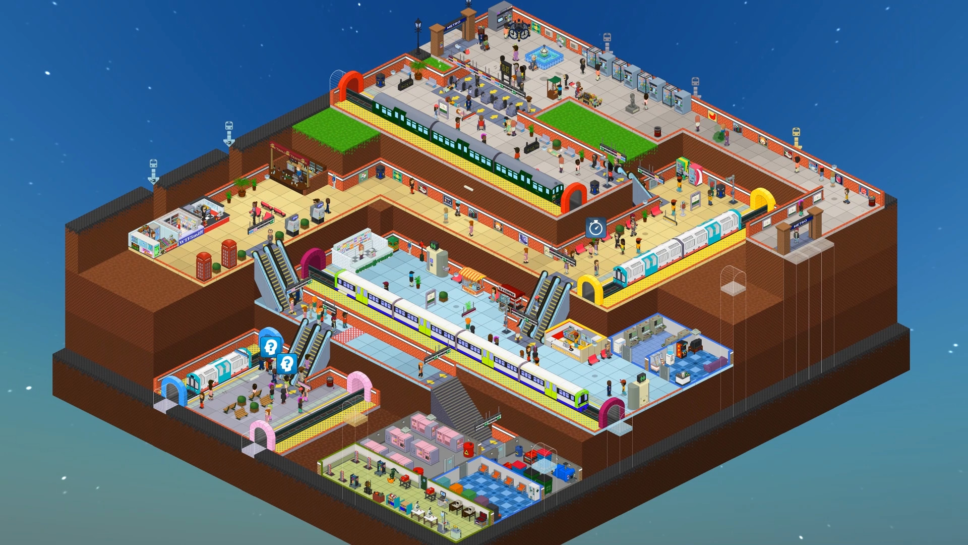 Save 65% on Overcrowd: A Commute 'Em Up on Steam