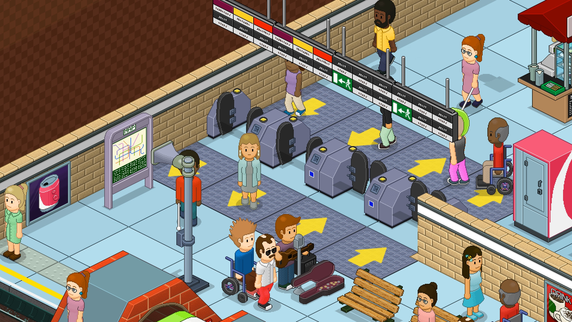 Overcrowd: A Commute 'Em Up on Steam