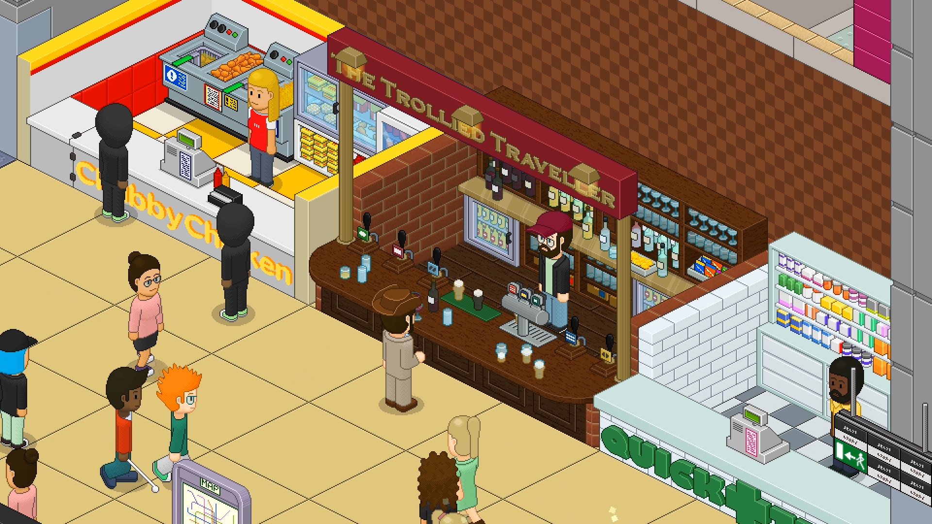 Overcrowd: A Commute 'Em Up on Steam