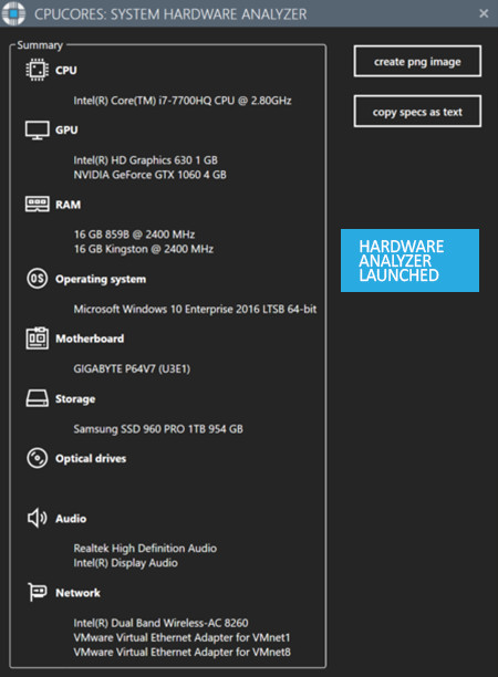 CPUCores :: System Hardware Analyzer on Steam