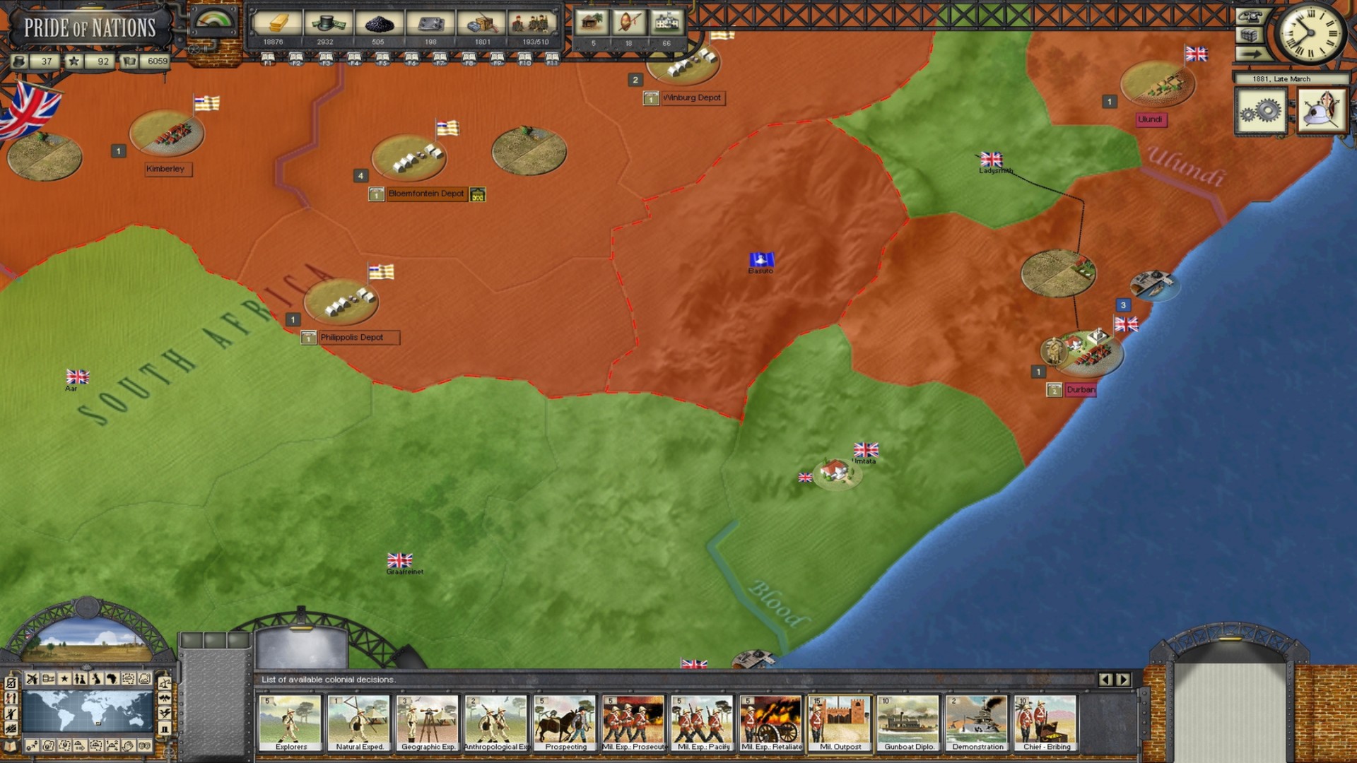 Pride of Nations: The Scramble for Africa on Steam