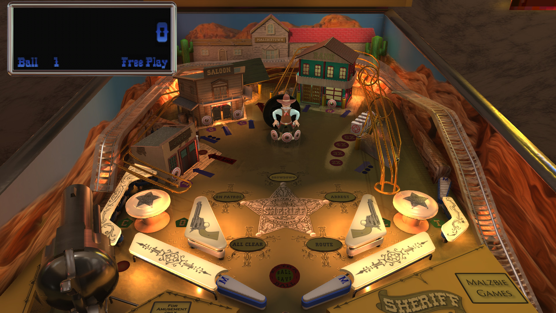 Malzbie's Pinball Collection - Sheriff Table on Steam